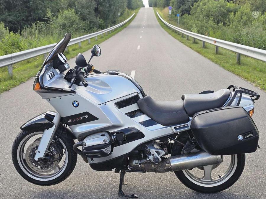 Grey BMW R 1100RS 2000 in Vilnius, with an engine capacity of 1.10 L and mileage of 146 thousand km for 1250 €, photo 11 on AUTOMOTO.COM.LV