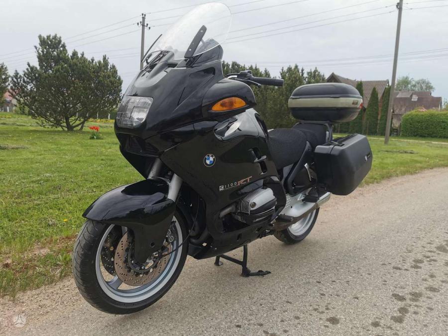 Melns BMW R 1100RT 2000 Jurbarkas, ar dzinēja tilpumu 1.10 L un nobraukumu 85 tūkst. km par 1400 €, foto 11 vietnē AUTOMOTO.COM.LV