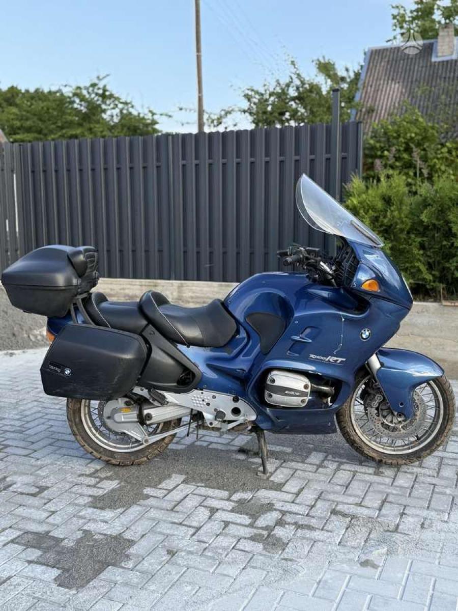 Синий БМВ R 1100RT 1996 в Алитус, объемом двигателя 1.10 л и пробегом 130 тыс. км за 1700 €, фото 3 на AUTOMOTO.COM.LV