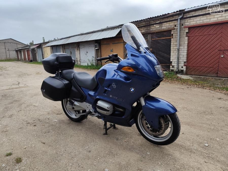 Zils BMW R 1100RT 1999 Šilalė, ar dzinēja tilpumu 1.10 L un nobraukumu 78 tūkst. km par 1600 €, foto 3 vietnē AUTOMOTO.COM.LV