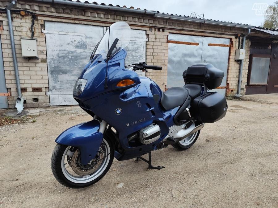 Zils BMW R 1100RT 1999 Šilalė, ar dzinēja tilpumu 1.10 L un nobraukumu 78 tūkst. km par 1600 €, foto 1 vietnē AUTOMOTO.COM.LV