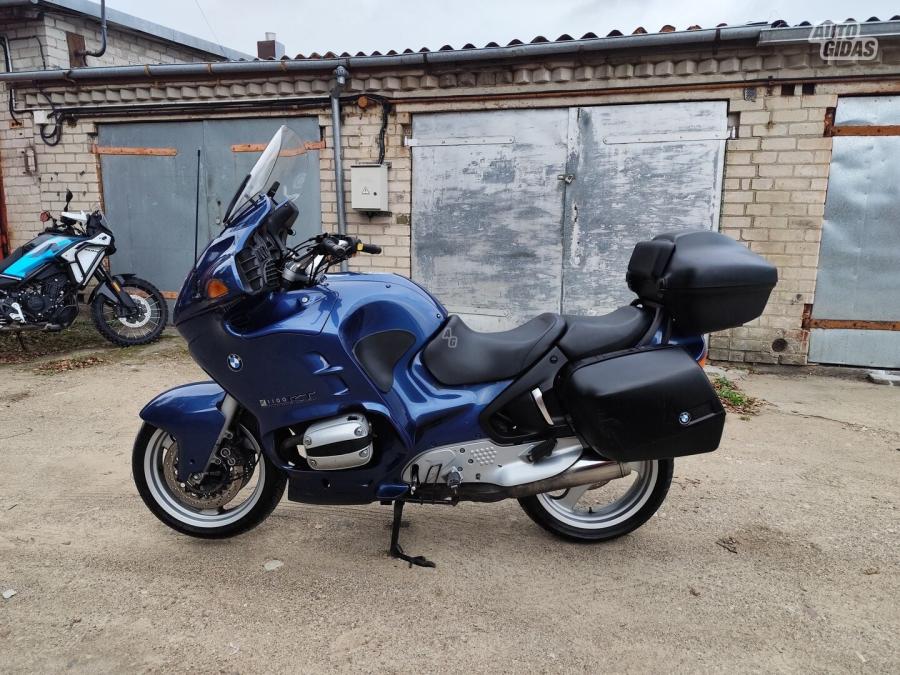 Zils BMW R 1100RT 1999 Šilalė, ar dzinēja tilpumu 1.10 L un nobraukumu 78 tūkst. km par 1600 €, foto 4 vietnē AUTOMOTO.COM.LV