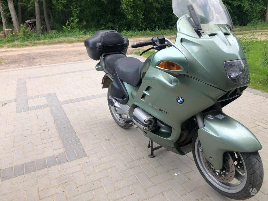 Green BMW R 1100RT 1999 in Kaunas, with an engine capacity of 1.10 L and mileage of 139 thousand km for 1300 €, photo 4 on AUTOMOTO.COM.LV