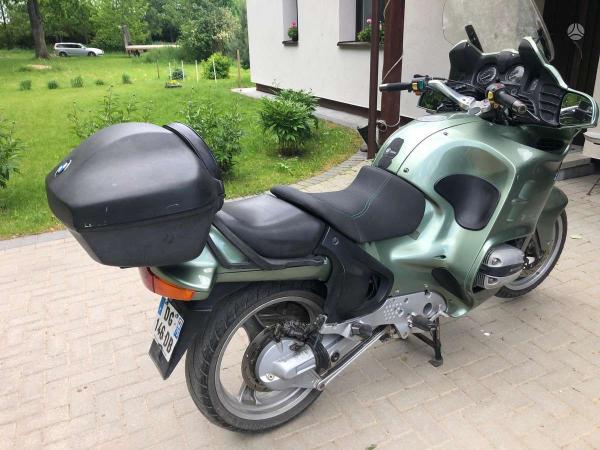 Zaļš BMW R 1100RT 1999 Kauņa, ar dzinēja tilpumu 1.10 L un nobraukumu 139 tūkst. km par 1300 €, foto 5 vietnē AUTOMOTO.COM.LV