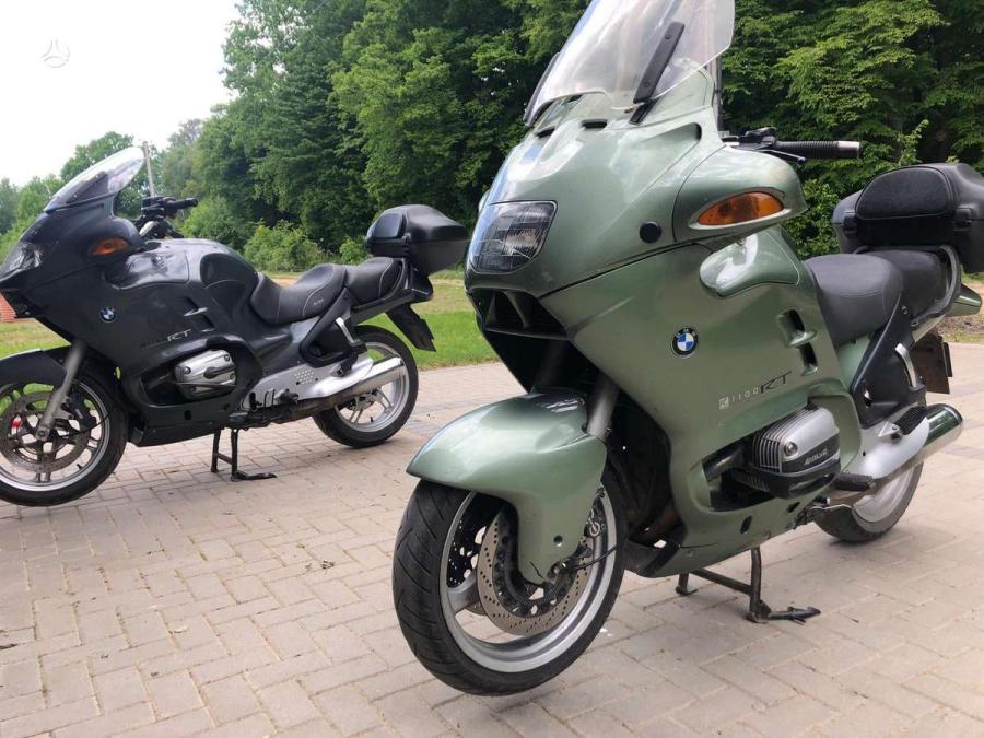 Green BMW R 1100RT 1999 in Kaunas, with an engine capacity of 1.10 L and mileage of 139 thousand km for 1300 €, photo 7 on AUTOMOTO.COM.LV