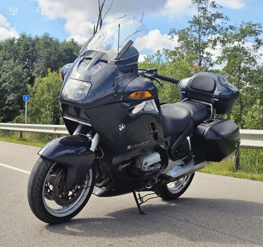 Pelēks BMW R 1100RT 1998 Viļņa, ar dzinēja tilpumu 1.10 L un nobraukumu 134 tūkst. km par 1250 €, foto 5 vietnē AUTOMOTO.COM.LV