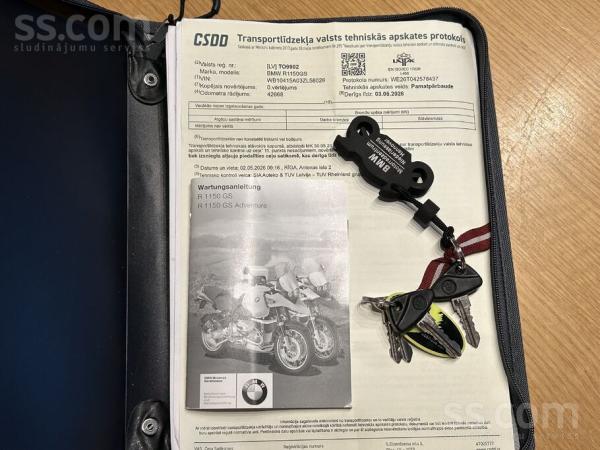 BMW R 1150GS 2003 Rīga, ar dzinēja tilpumu 1.13 L un nobraukumu 0 tūkst. km par 4000 €, foto 9 vietnē AUTOMOTO.COM.LV