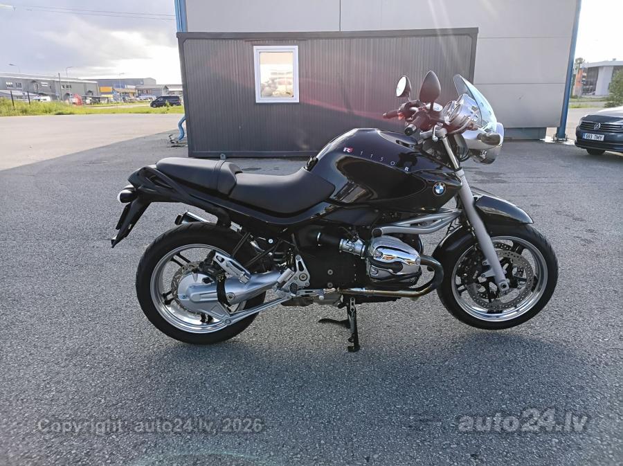 Черный БМВ R 1150R 2001 в Тарту, объемом двигателя 1.13 л и пробегом 51 тыс. км за 3190 €, фото 6 на AUTOMOTO.COM.LV