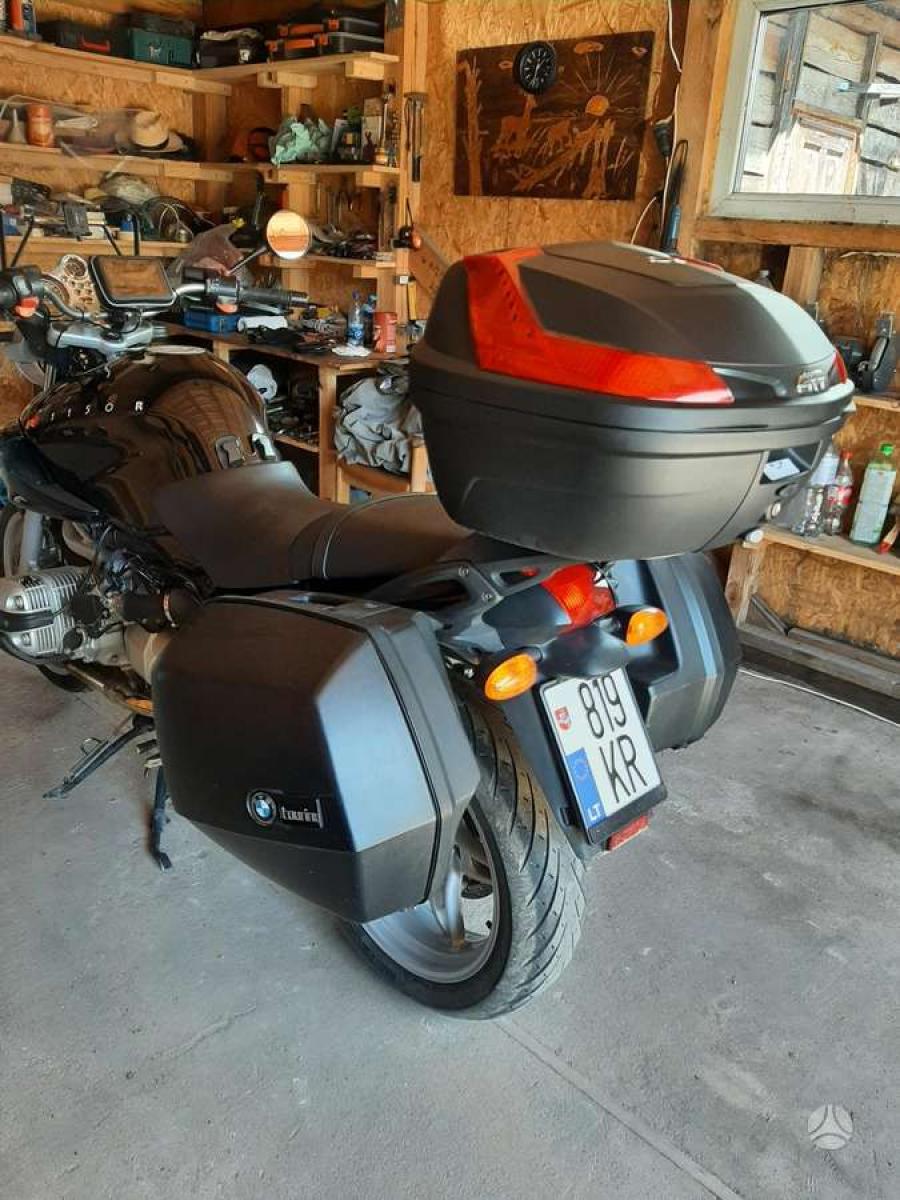 Black BMW R 1150R 2002 in Vilnius, with an engine capacity of 1.15 L and mileage of 105 thousand km for 2350 €, photo 9 on AUTOMOTO.COM.LV