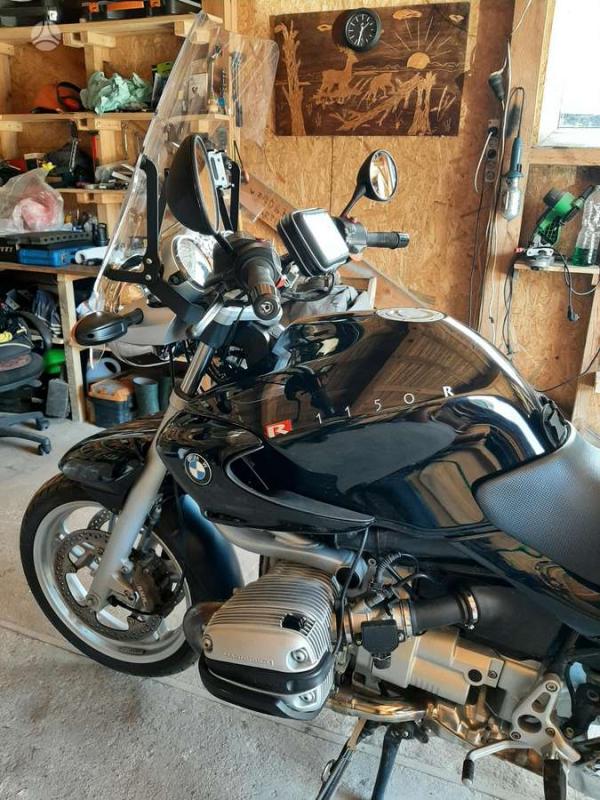 Melns BMW R 1150R 2002 Viļņa, ar dzinēja tilpumu 1.15 L un nobraukumu 105 tūkst. km par 2350 €, foto 10 vietnē AUTOMOTO.COM.LV