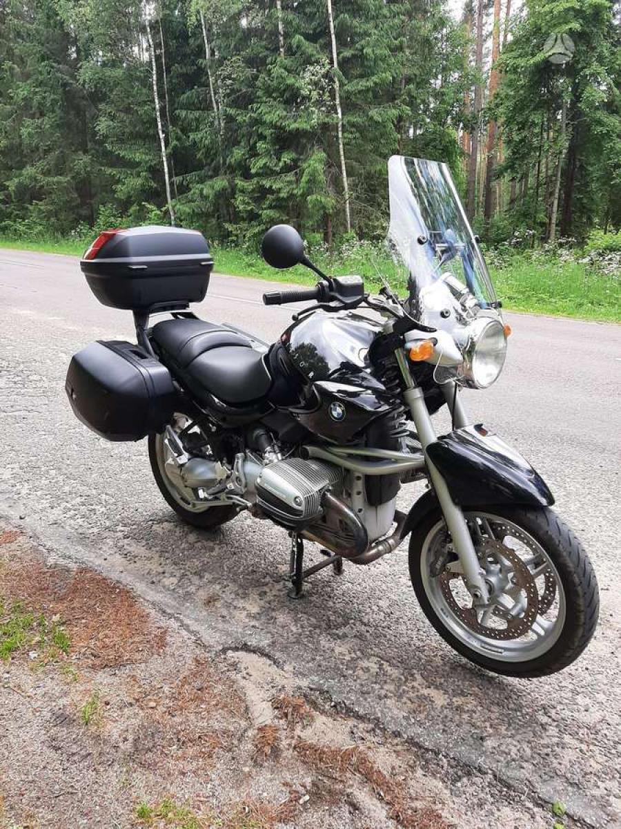 Black BMW R 1150R 2002 in Vilnius, with an engine capacity of 1.15 L and mileage of 105 thousand km for 2350 €, photo 16 on AUTOMOTO.COM.LV