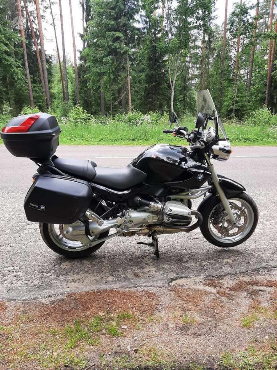 Black BMW R 1150R 2002 in Vilnius, with an engine capacity of 1.15 L and mileage of 105 thousand km for 2350 €, photo 17 on AUTOMOTO.COM.LV