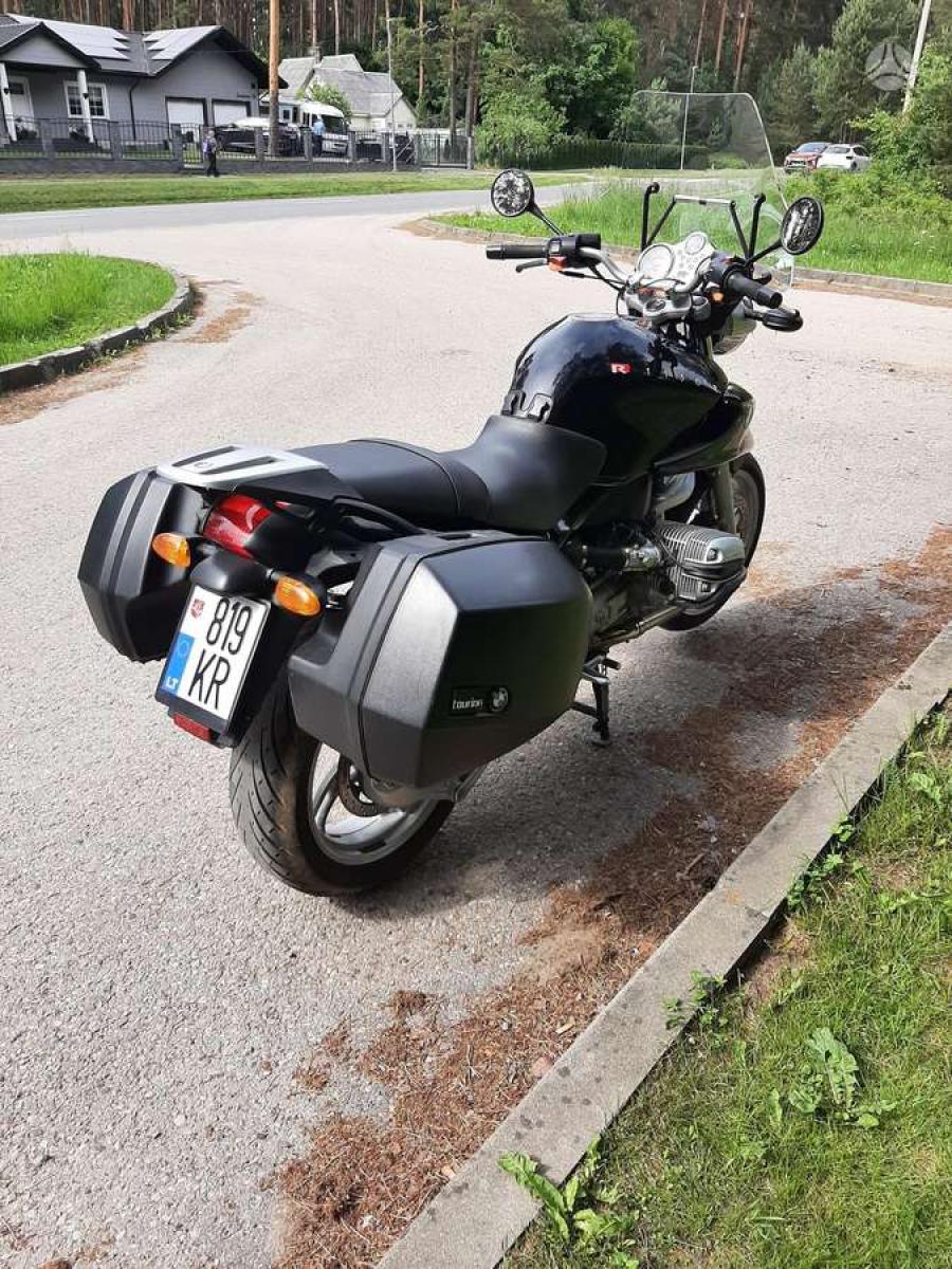 Black BMW R 1150R 2002 in Vilnius, with an engine capacity of 1.15 L and mileage of 105 thousand km for 2350 €, photo 20 on AUTOMOTO.COM.LV
