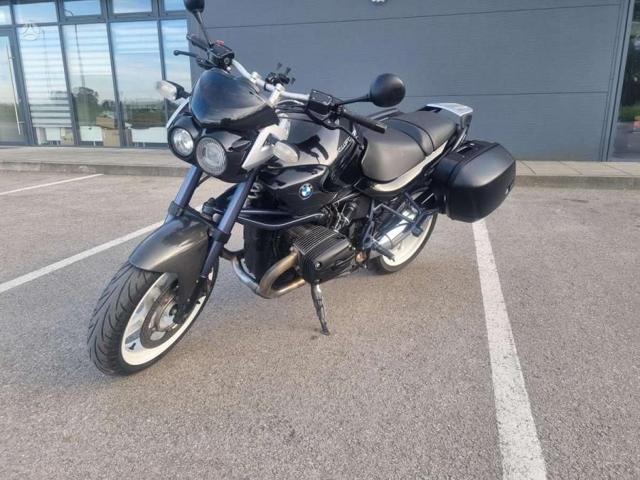 Черный БМВ R 1150R 2004 в Алитус, объемом двигателя 1.15 л и пробегом 77 тыс. км за 3250 €, фото 1 на AUTOMOTO.COM.LV