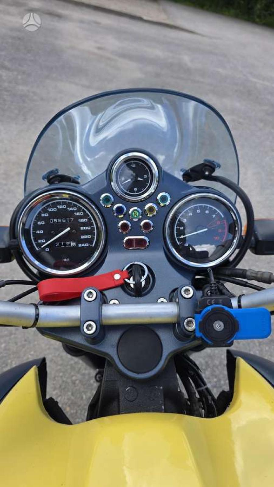 Yellow BMW R 1150R 2002 in Kaunas, with an engine capacity of 1.13 L and mileage of 55 thousand km for 2100 €, photo 7 on AUTOMOTO.COM.LV