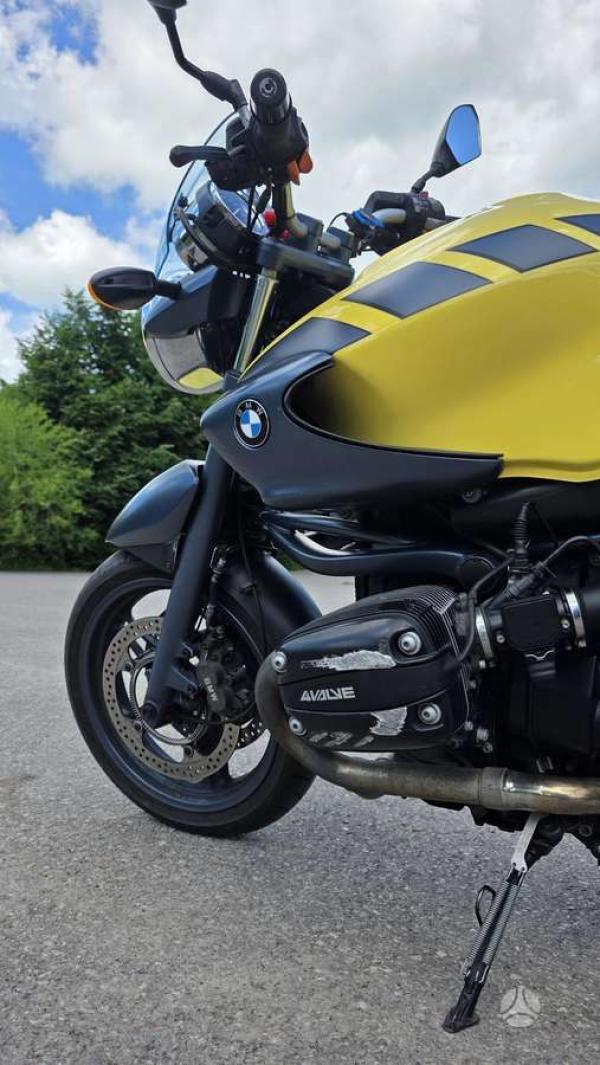 Yellow BMW R 1150R 2002 in Kaunas, with an engine capacity of 1.13 L and mileage of 55 thousand km for 2100 €, photo 9 on AUTOMOTO.COM.LV
