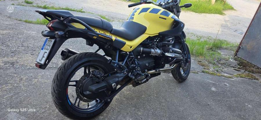 Yellow BMW R 1150R 2002 in Visaginas, with an engine capacity of 1.15 L and mileage of 80 thousand km for 2500 €, photo 4 on AUTOMOTO.COM.LV
