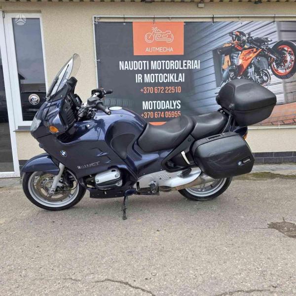 Zils BMW R 1150RT 2002 Panevēža, ar dzinēja tilpumu 1.15 L un nobraukumu 120 tūkst. km par 2200 €, foto 4 vietnē AUTOMOTO.COM.LV