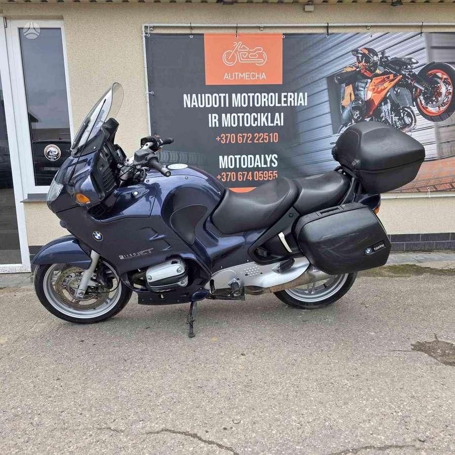 Синий БМВ R 1150RT 2002 в Паневежис, объемом двигателя 1.15 л и пробегом 120 тыс. км за 2200 €, фото 5 на AUTOMOTO.COM.LV