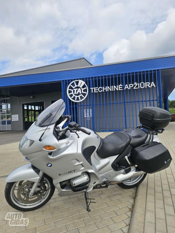 Pelēks BMW R 1150RT 2001 Viļņa, ar dzinēja tilpumu 1.15 L un nobraukumu 148 tūkst. km par 1350 €, foto 2 vietnē AUTOMOTO.COM.LV