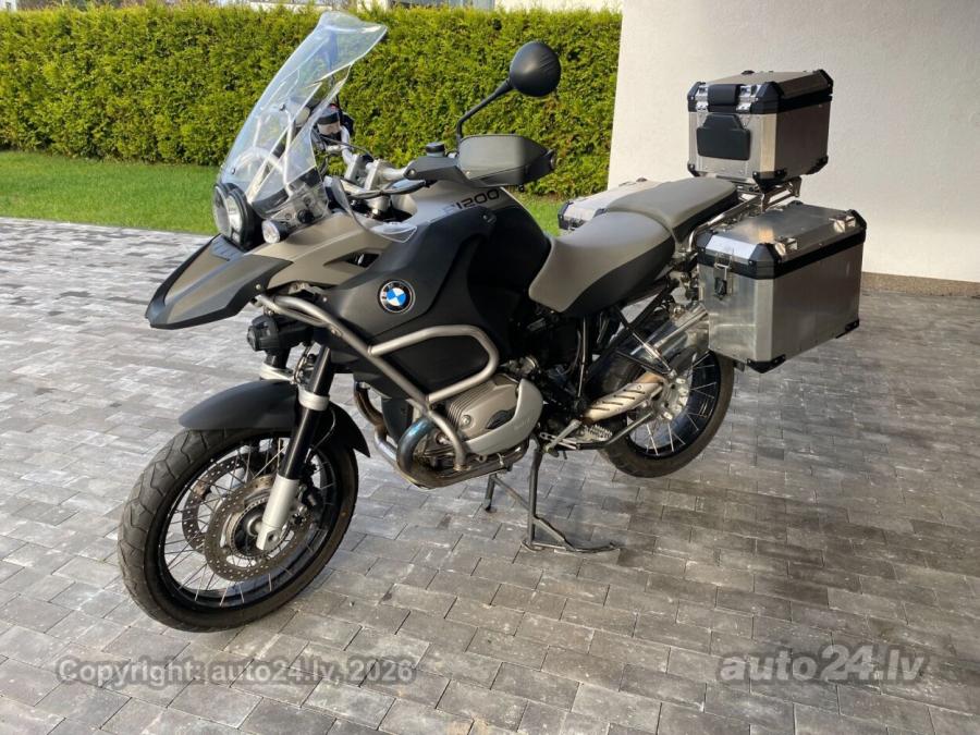 Black BMW R 1200GS ADVENTURE 2008 in Tallinn, with an engine capacity of 1.17 L and mileage of 19 thousand km for 7000 €, photo 16 on AUTOMOTO.COM.LV