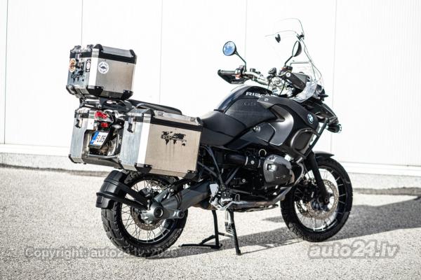 Black BMW R 1200GS ADVENTURE 2012 in Tartu, with an engine capacity of 1.17 L and mileage of 93 thousand km for 8500 €, photo 6 on AUTOMOTO.COM.LV