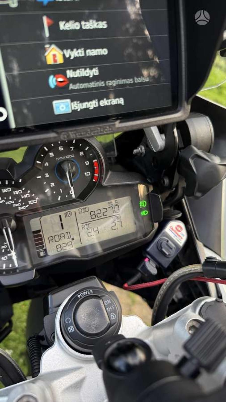 BMW R 1200GS ADVENTURE 2017 in Plunge, with an engine capacity of 1.20 L and mileage of 131 thousand km for 9500 €, photo 9 on AUTOMOTO.COM.LV