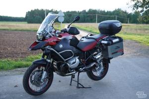 Red BMW R 1200GS ADVENTURE 2008 in Akmene, with an engine capacity of 1.20 L and mileage of 72 thousand km for 6600 €, photo 4 on AUTOMOTO.COM.LV