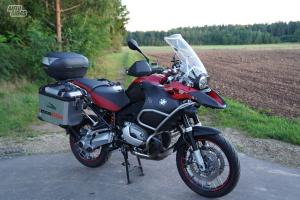 Red BMW R 1200GS ADVENTURE 2008 in Akmene, with an engine capacity of 1.20 L and mileage of 72 thousand km for 6600 €, photo 7 on AUTOMOTO.COM.LV