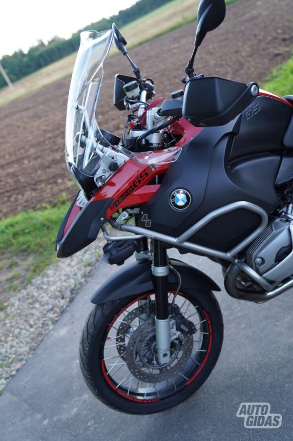 Red BMW R 1200GS ADVENTURE 2008 in Akmene, with an engine capacity of 1.20 L and mileage of 72 thousand km for 6600 €, photo 8 on AUTOMOTO.COM.LV