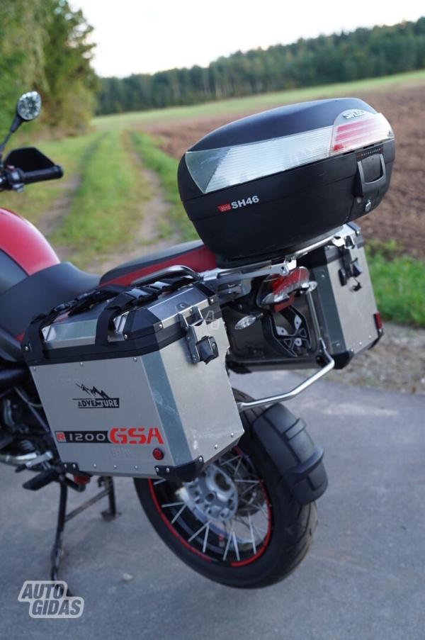 Red BMW R 1200GS ADVENTURE 2008 in Akmene, with an engine capacity of 1.20 L and mileage of 72 thousand km for 6600 €, photo 10 on AUTOMOTO.COM.LV