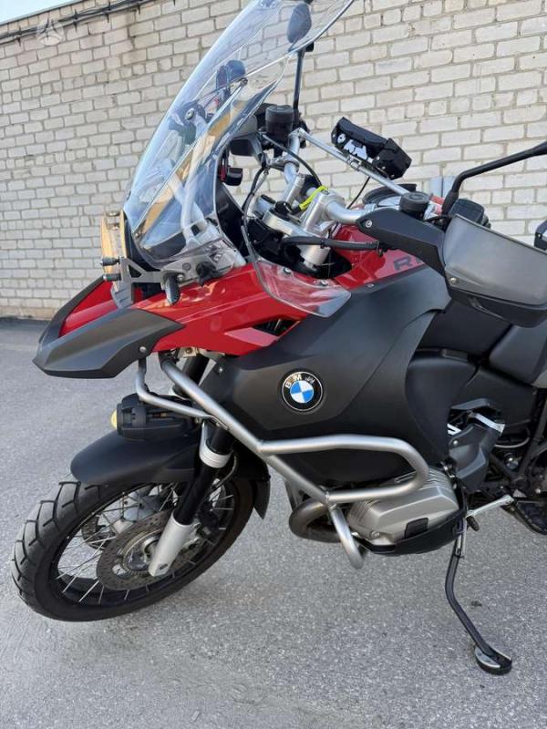 Red BMW R 1200GS ADVENTURE 2012 in Kaunas, with an engine capacity of 1.17 L and mileage of 52 thousand km for 6200 €, photo 4 on AUTOMOTO.COM.LV