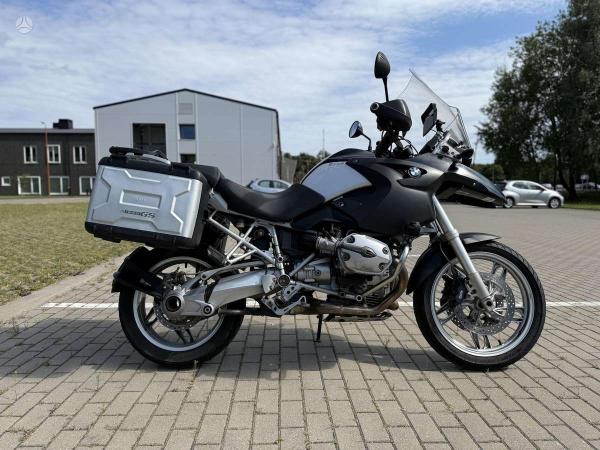 Black BMW R 1200GS 2005 in Vilnius, with an engine capacity of 1.17 L and mileage of 101 thousand km for 4900 €, photo 4 on AUTOMOTO.COM.LV