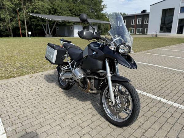 Black BMW R 1200GS 2005 in Vilnius, with an engine capacity of 1.17 L and mileage of 101 thousand km for 4900 €, photo 6 on AUTOMOTO.COM.LV