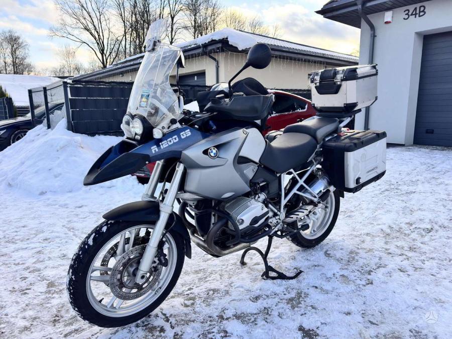 Blue BMW R 1200GS 2004 in Vilnius, with an engine capacity of 1.20 L and mileage of 70 thousand km for 3790 €, photo 2 on AUTOMOTO.COM.LV