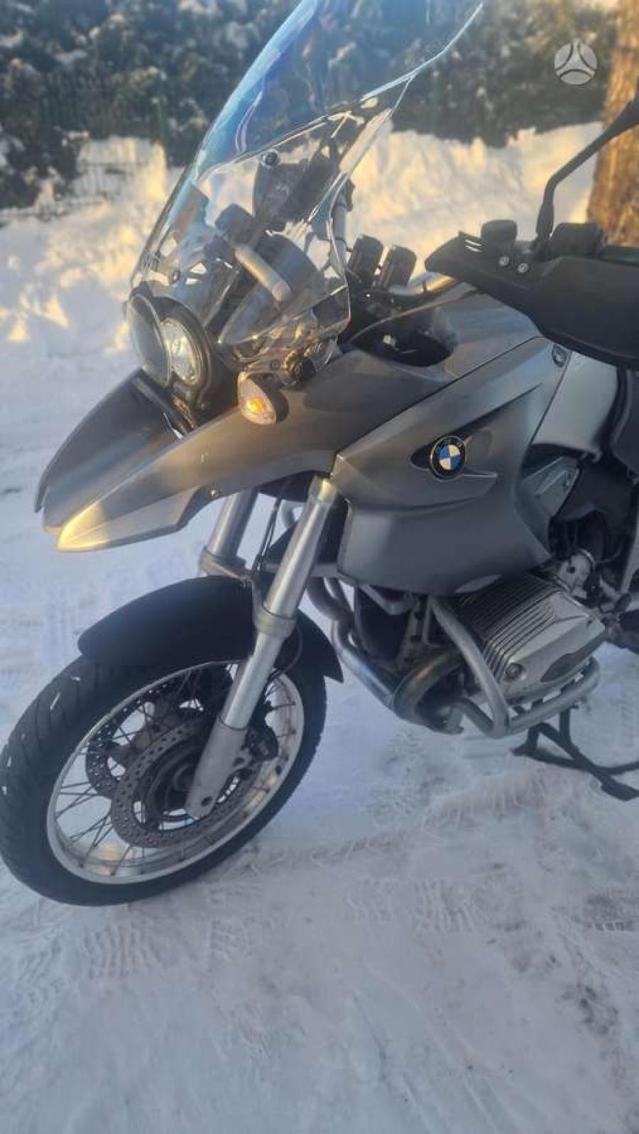 Grey BMW R 1200GS 2006 in Siauliai, with an engine capacity of 1.17 L and mileage of 65 thousand km for 5700 €, photo 4 on AUTOMOTO.COM.LV