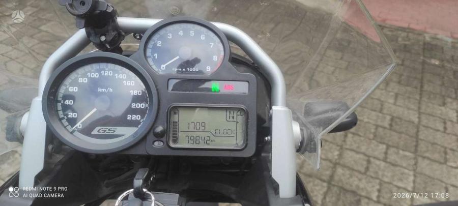 Grey BMW R 1200GS 2006 in Svencionys, with an engine capacity of 1.20 L and mileage of 80 thousand km for 5500 €, photo 7 on AUTOMOTO.COM.LV