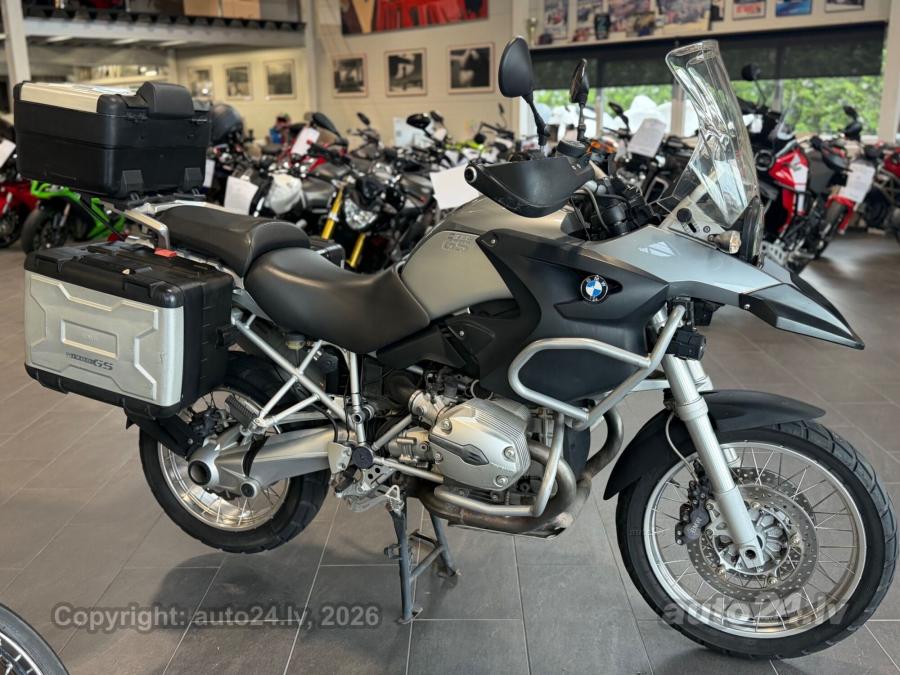 Grey BMW R 1200GS 2006 in Tallinn, with an engine capacity of 1.17 L and mileage of 65 thousand km for 4490 €, photo 1 on AUTOMOTO.COM.LV