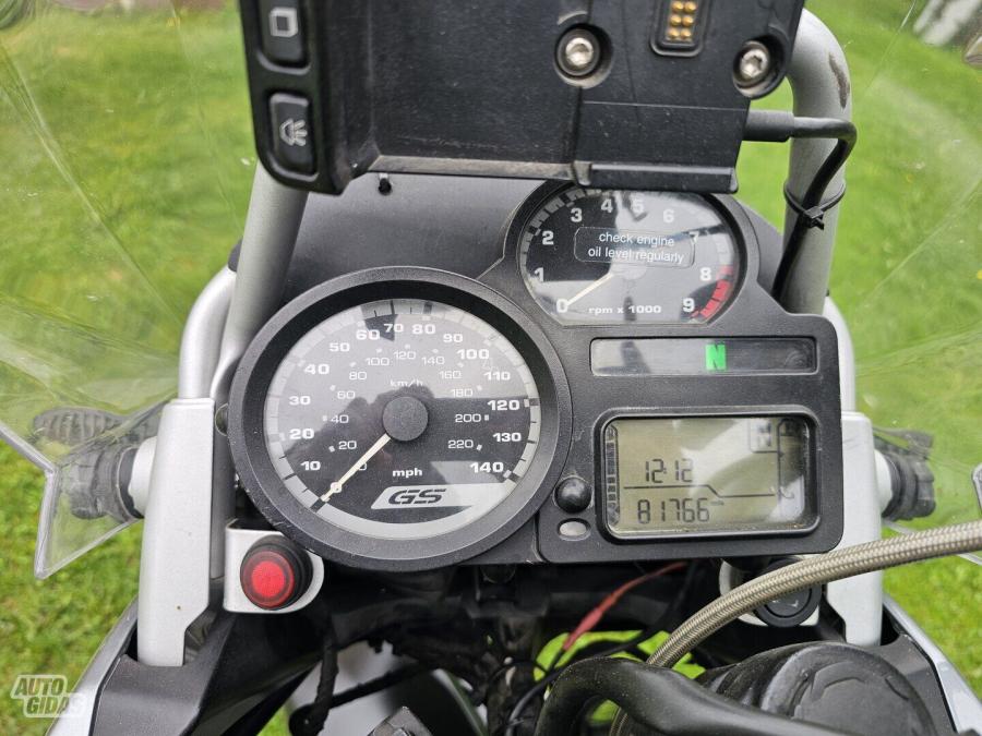 Серый БМВ R 1200GS 2007 в Пренай, объемом двигателя 1.20 л и пробегом 130 тыс. км за 4900 €, фото 5 на AUTOMOTO.COM.LV