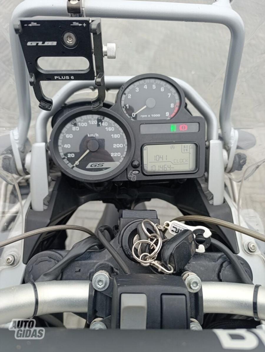 Grey BMW R 1200GS 2007 in Klaipeda, with an engine capacity of 1.17 L and mileage of 0 thousand km for 4950 €, photo 8 on AUTOMOTO.COM.LV