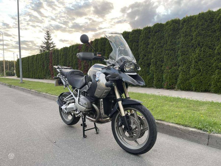 Grey BMW R 1200GS 2008 in Vilnius, with an engine capacity of 1.17 L and mileage of 65 thousand km for 4300 €, photo 6 on AUTOMOTO.COM.LV