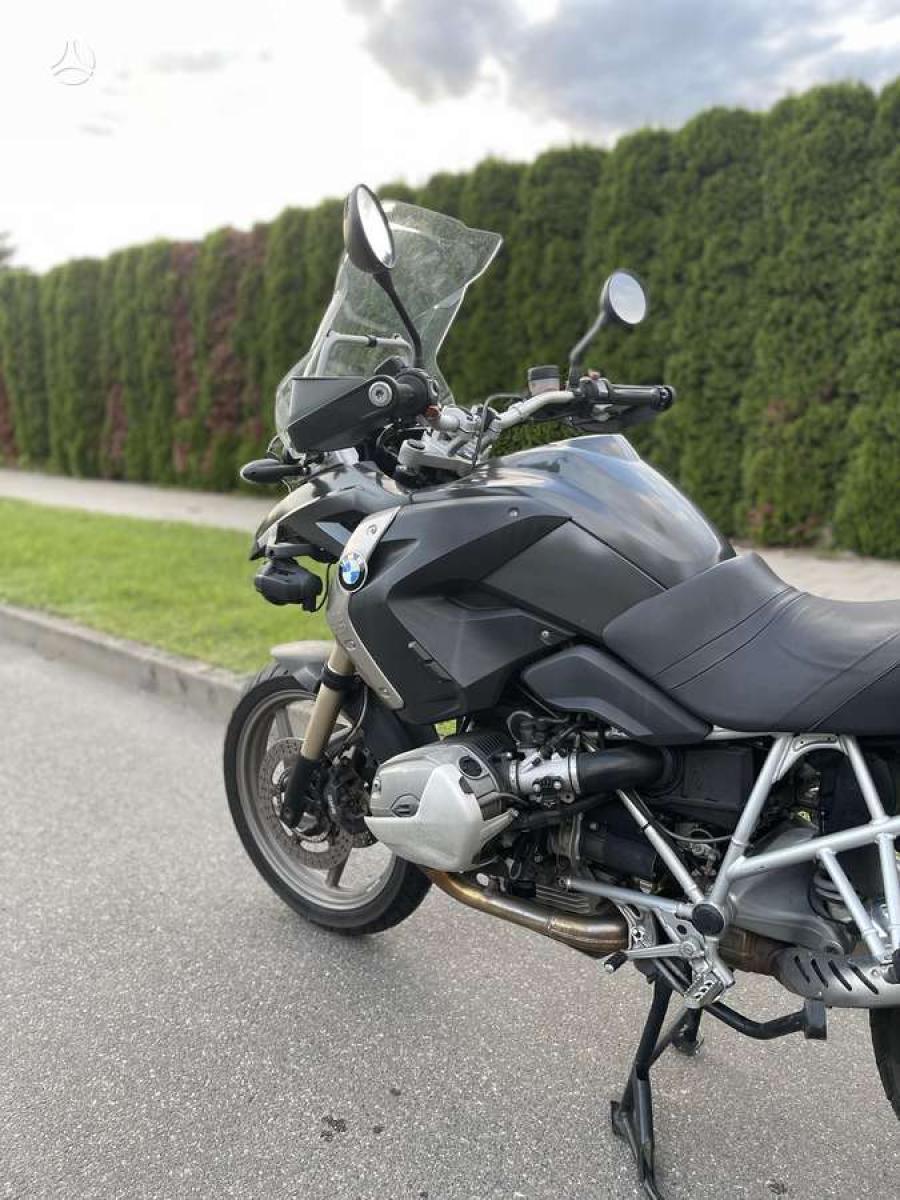 Grey BMW R 1200GS 2008 in Vilnius, with an engine capacity of 1.17 L and mileage of 65 thousand km for 4300 €, photo 9 on AUTOMOTO.COM.LV