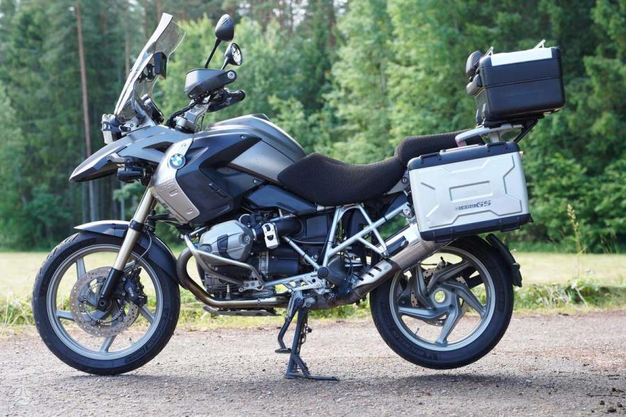 Grey BMW R 1200GS 2010 in Telschi, with an engine capacity of 1.17 L and mileage of 95 thousand km for 7500 €, photo 4 on AUTOMOTO.COM.LV