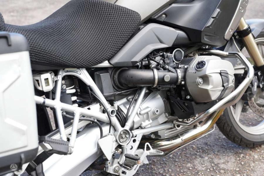 Grey BMW R 1200GS 2010 in Telschi, with an engine capacity of 1.17 L and mileage of 95 thousand km for 7500 €, photo 8 on AUTOMOTO.COM.LV