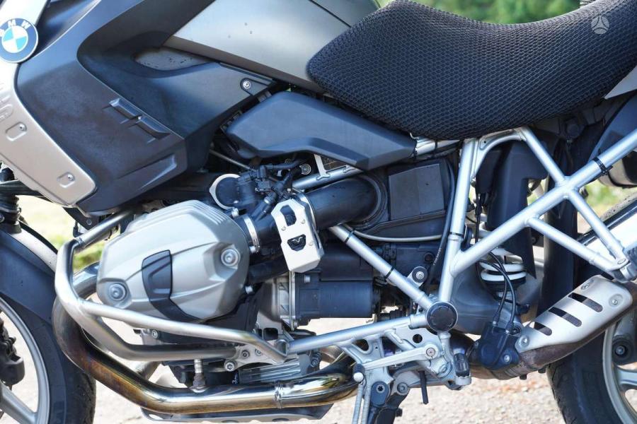 Grey BMW R 1200GS 2010 in Telschi, with an engine capacity of 1.17 L and mileage of 95 thousand km for 7500 €, photo 12 on AUTOMOTO.COM.LV