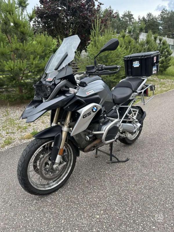 Grey BMW R 1200GS 2013 in Vilnius, with an engine capacity of 1.17 L and mileage of 59 thousand km for 8490 €, photo 1 on AUTOMOTO.COM.LV