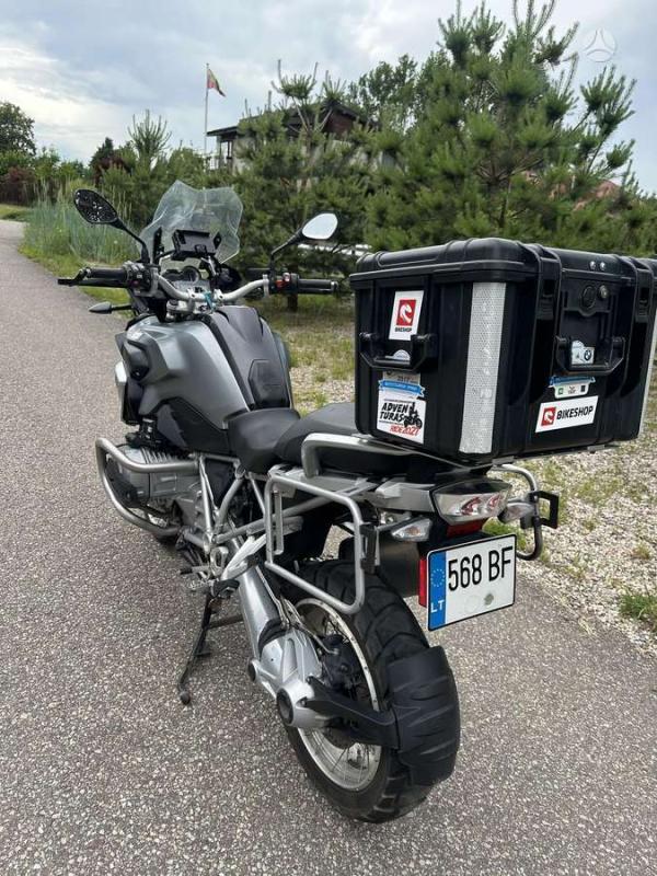 Grey BMW R 1200GS 2013 in Vilnius, with an engine capacity of 1.17 L and mileage of 59 thousand km for 8490 €, photo 2 on AUTOMOTO.COM.LV