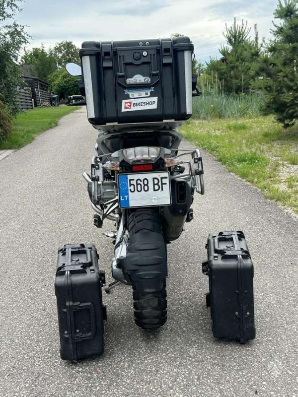 Grey BMW R 1200GS 2013 in Vilnius, with an engine capacity of 1.17 L and mileage of 59 thousand km for 8490 €, photo 9 on AUTOMOTO.COM.LV