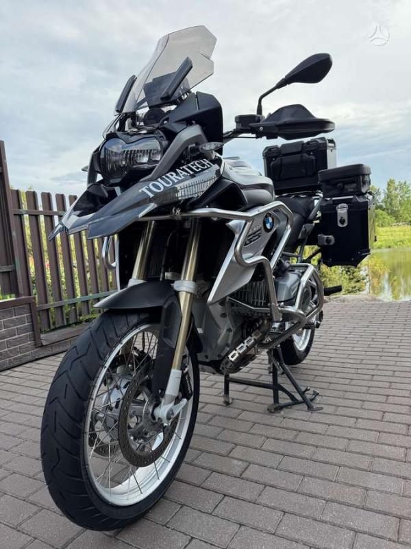 Grey BMW R 1200GS 2013 in Vilnius, with an engine capacity of 1.17 L and mileage of 61 thousand km for 10000 €, photo 4 on AUTOMOTO.COM.LV