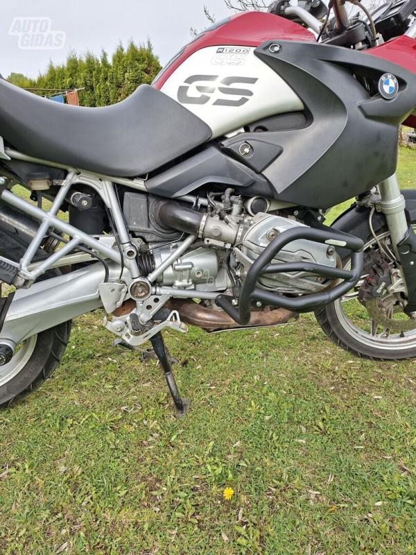 Red BMW R 1200GS 2004 in Kretinga, with an engine capacity of 1.20 L and mileage of 122 thousand km for 4000 €, photo 7 on AUTOMOTO.COM.LV